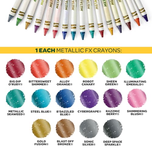 Crayola Ultimate Crayon Collection, Portable Coloring Set, Assorted ...